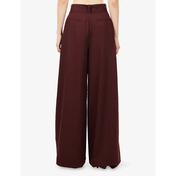 Zimmermann Luna Tailored Wool-blend Trousers