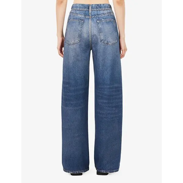 Rag & Bone Printed-stripe Stretch-denim Jeans