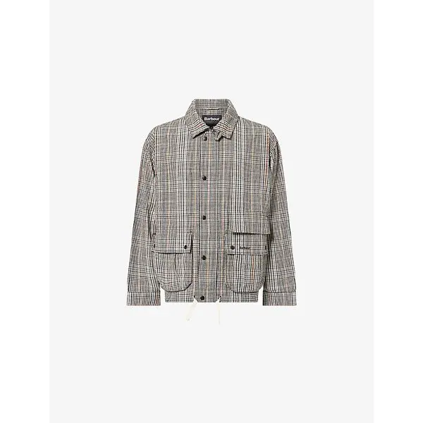 Barbour Westoe Checked Cotton And Linen-blend Jacket