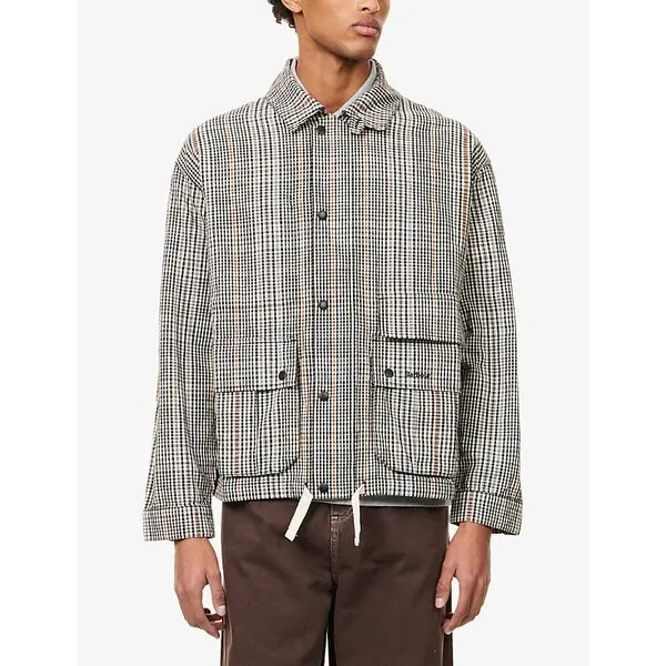 Barbour Westoe Checked Cotton And Linen-blend Jacket