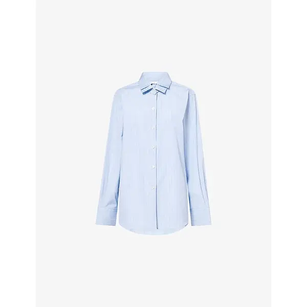 ROHE FRAMES Rohe Double Collar Shirt - Blue Stripe