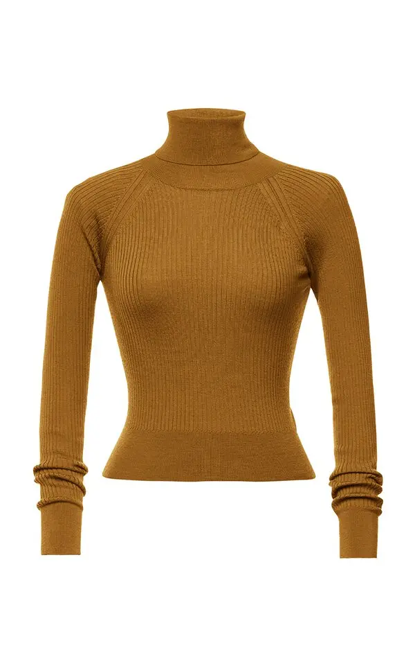 Lena Hoschek Wendy Wool Turtleneck - Neutral