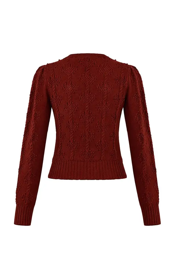 Lena Hoschek Dorothea Virgin Wool Cardigan