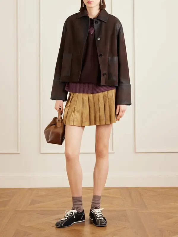 Loewe Distressed Suede Jacket