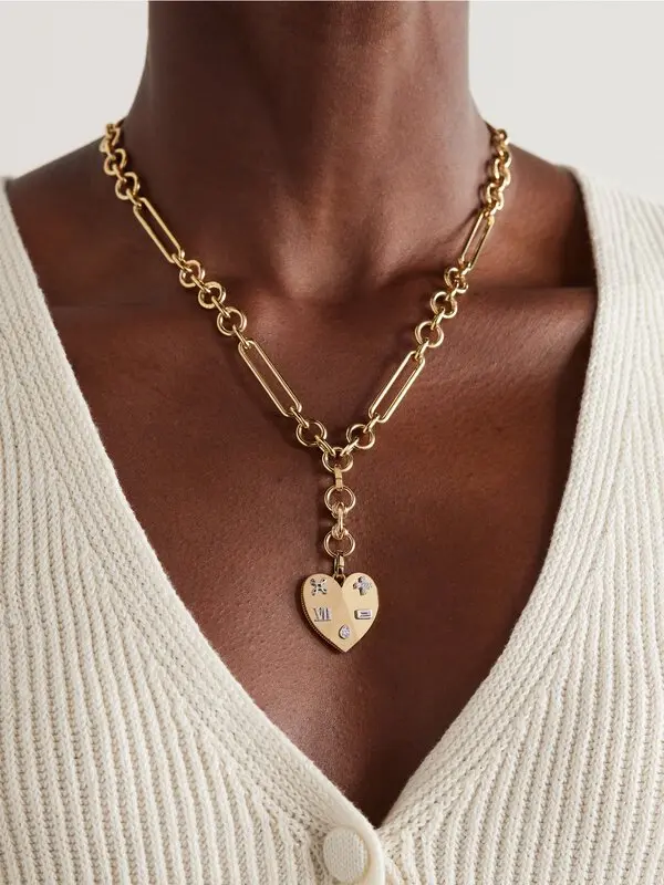 FOUNDRAE L'eternelle Chanson 18-karat Diamond Necklace