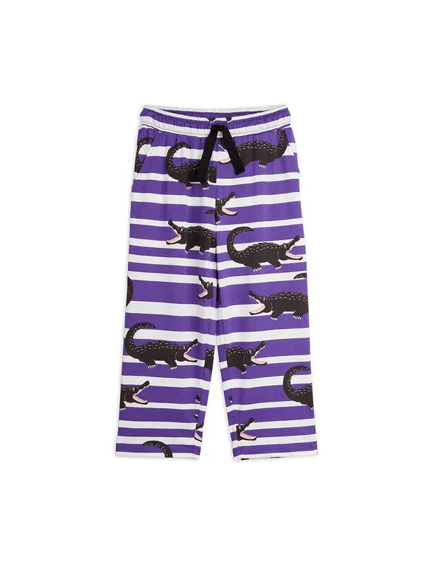 MINI RODINI Pants "crocodiles - Purple