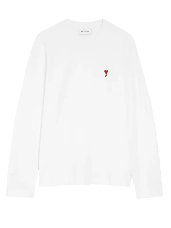 Ami T-shirt With Logo - White