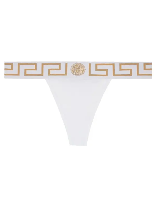 Versace Cotton Jersey Thong