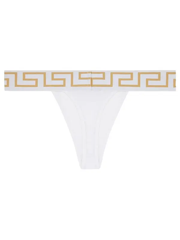 Versace Cotton Jersey Thong