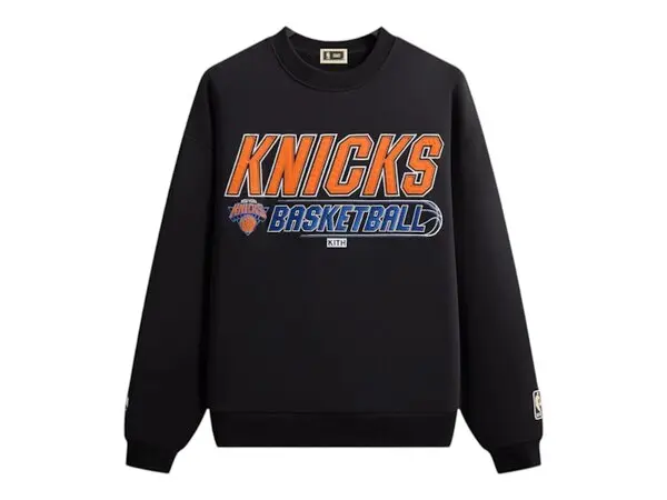 Kith Nba Allstar New York Knicks Nelson Crewneck Sweatshirt - Black