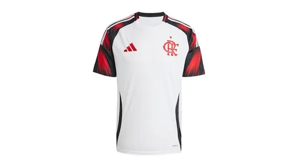 Adidas Cr Flamengo 25 Away Jersey - White