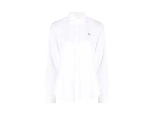 Polo Ralph Lauren 40/1 Ctn Oxfordls Crlte St Shirt - White
