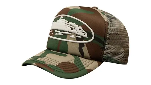 CORTEIZ Island Puff Print Trucker Hat - Woodland Camo