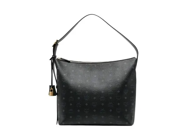 Mcm Aren Vi Hobo Large Bag - Black