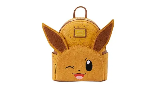 LOUNGEFLY Pokémon Eevee Cosplay Mini Backpack - Brown