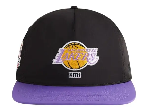 Kith X 47 Brand Nba Allstar Los Angeles Lakers Sl Hitch Snapback - Black