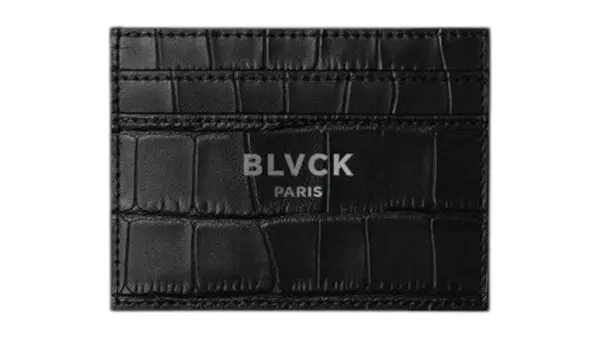 BLVCK Croco Card Holder - Black