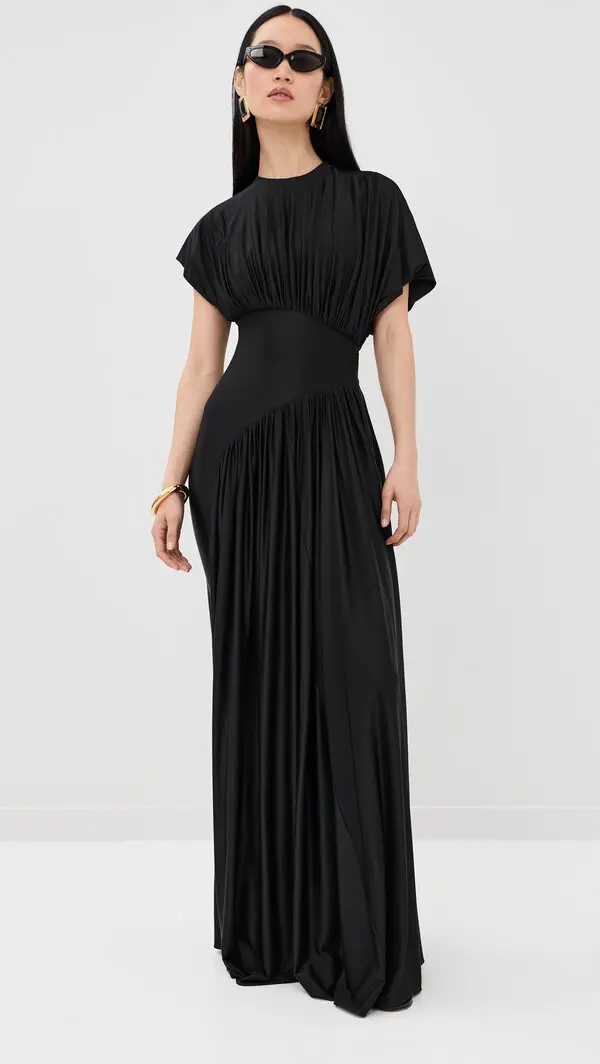 Rabanne Ruched Maxi Dress
