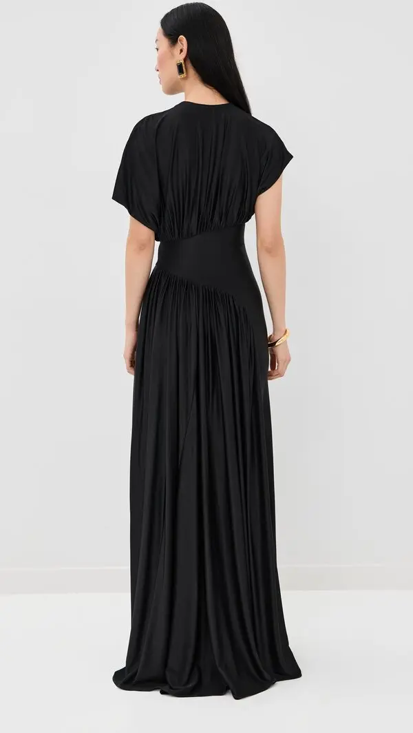 Rabanne Ruched Maxi Dress