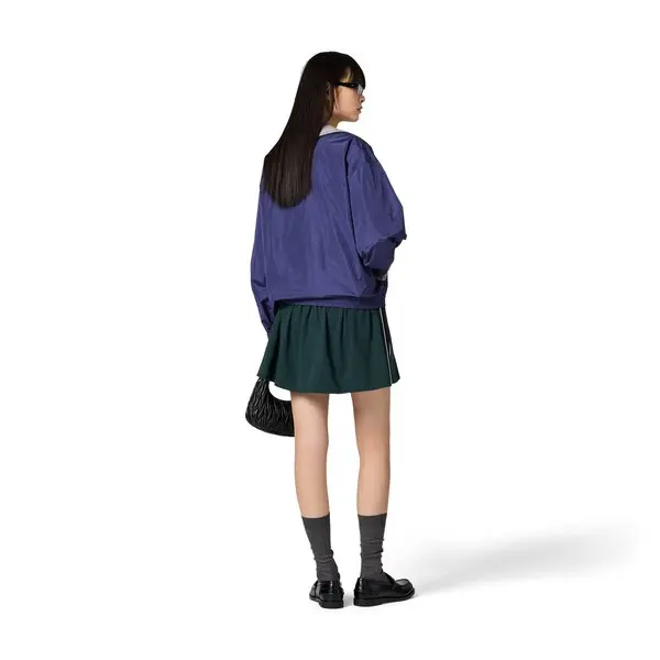 Miu Miu Cotton Jersey Miniskirt