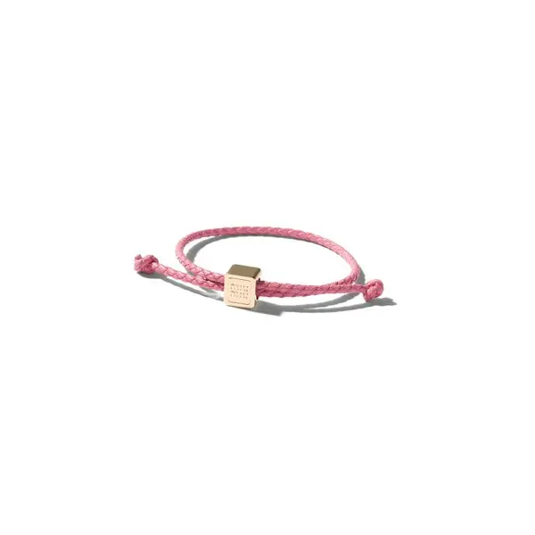 Miu Miu Leather Bracelet - Begonia Pink