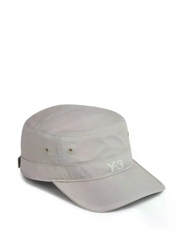 Y3 Logo-detail Peak Hat - Neutrals