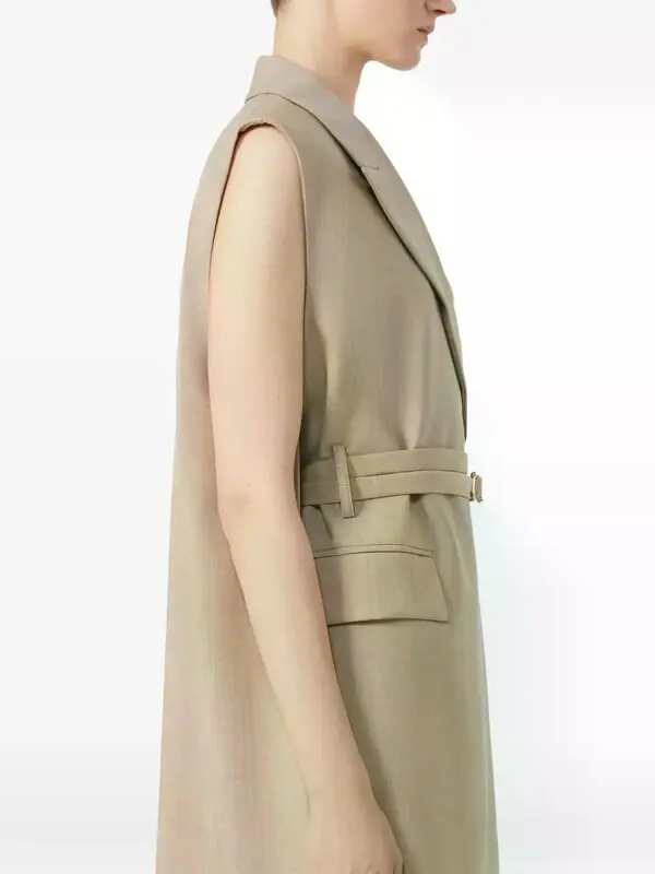 Sportmax Belted Sleeveless Jacket