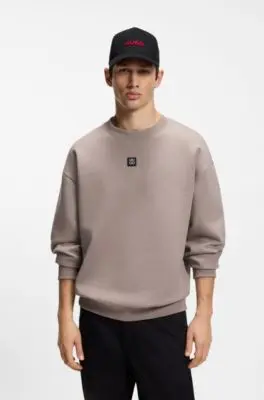 Hugo Cotton Twill Cap With Mesh Panel - Black