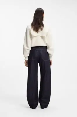BOSS Balloon-leg Rigid Denim Jeans
