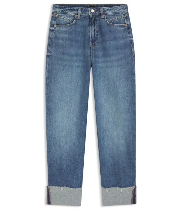 BOSS Relaxed-fit Balloon Leg Jeans - Blue