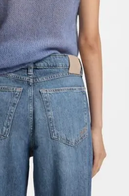 BOSS Relaxed-fit Balloon Leg Jeans