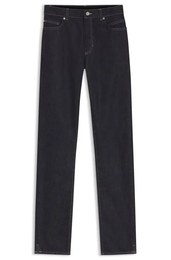 BOSS Regular-fit Jeans With Slim Leg - Dark Blue
