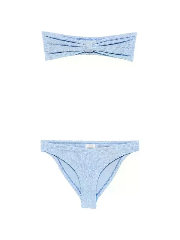 Hunza G Knot Front Bikini - Blue