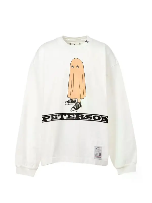 Mihara Yasuhiro Printed Long Sleeves T-shirt - White