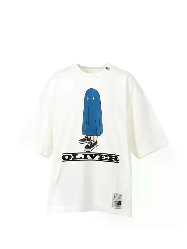 Mihara Yasuhiro Oliver Printed T-shirt - White