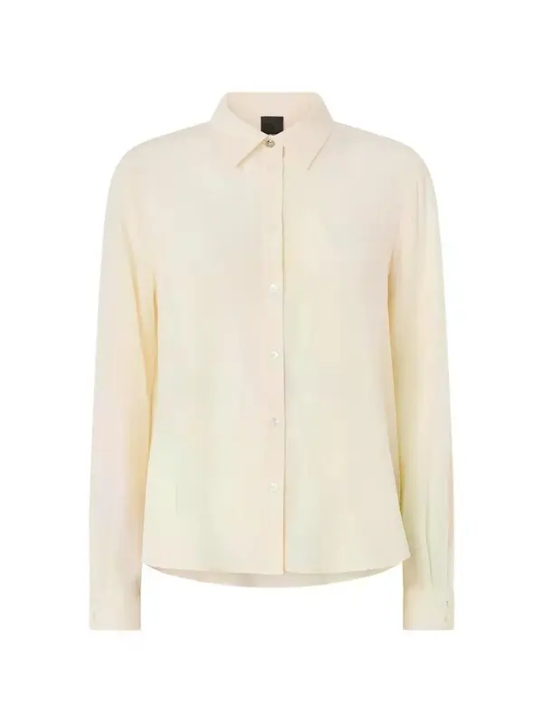 Pinko Buttoned Collared Shirt - Neutrals