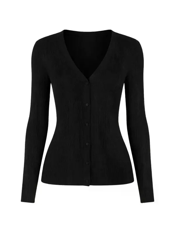 Arch4 Halden V-neck Buttoned Cardigan - Black