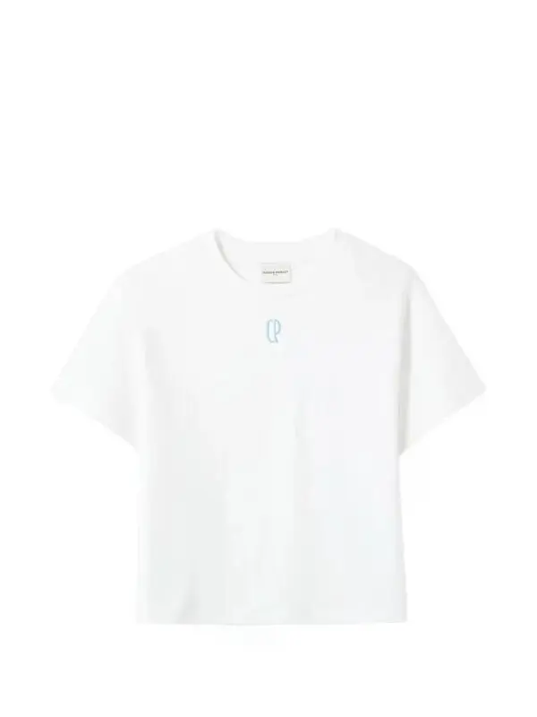 Claudie Pierlot Round-neck Embroidered T-shirt - White