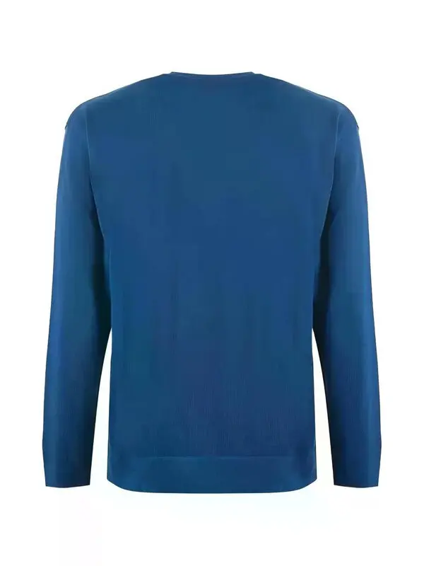 C.P. COMPANY Logo Knit Sweater - Blue
