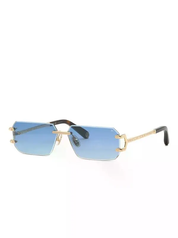 Philipp Plein Rectangular-frame Sunglasses