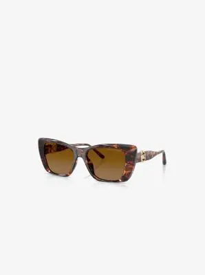 Michael Kors Square Frame Sunglasses - Brown