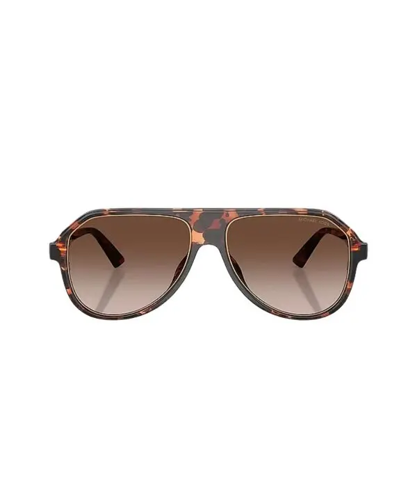 Michael Kors Molokai Aviator Sunglasses - Brown