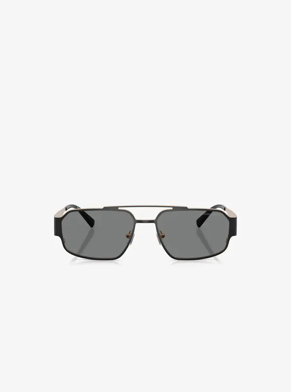 Michael Kors Cape Town Aviator Sunglasses - Black