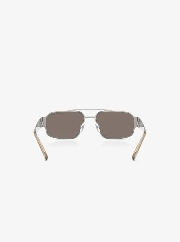 Michael Kors Cape Town Aviator Sunglasses - Gold
