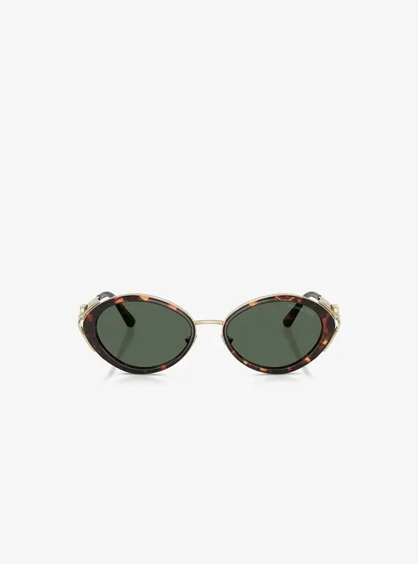Michael Kors Key West Oval Sunglasses - Brown