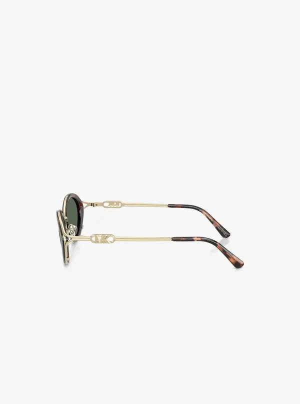 Michael Kors Key West Oval Sunglasses - Brown