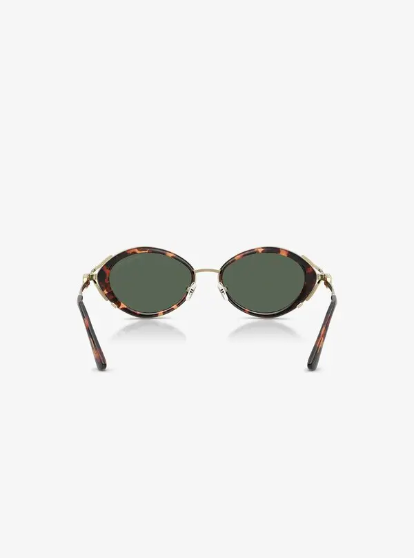 Michael Kors Key West Oval Sunglasses - Brown