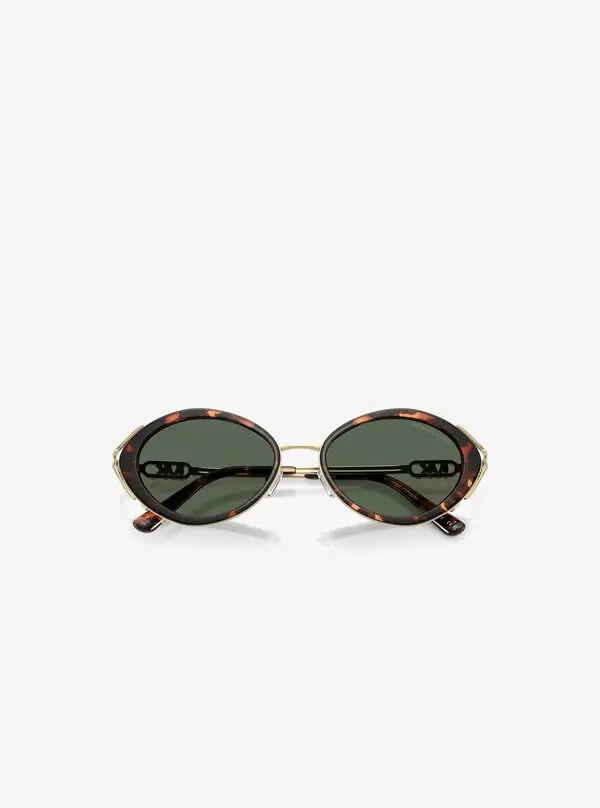 Michael Kors Key West Oval Sunglasses - Brown