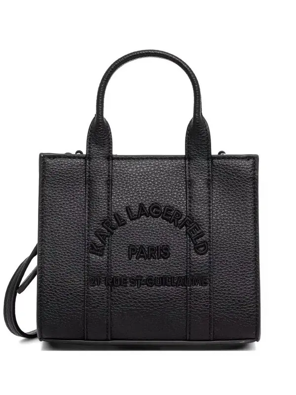 Karl Lagerfeld Mini Rue St-guillaume Tote Bag - Black