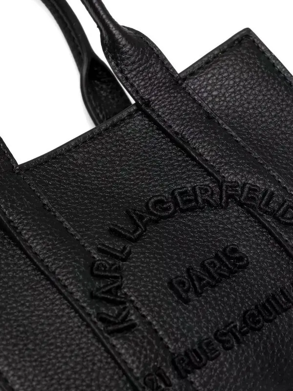 Karl Lagerfeld Rue St-guillaume Tote Bag - Black